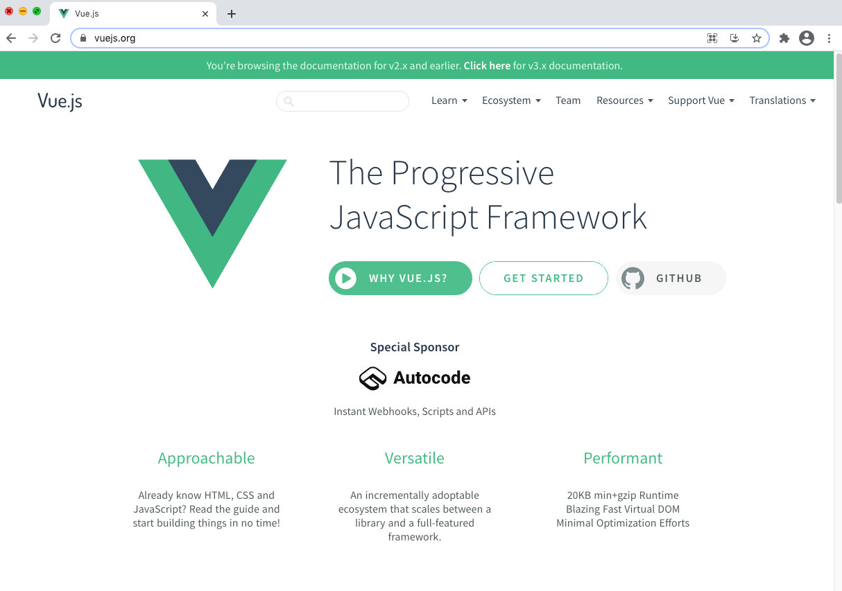 Webentwicklung mit Vue.js und Tutorial zum Development Process